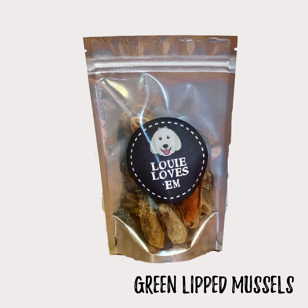 Green Lipped Mussels | Louie Loves 'Em Homemade Dog Treats